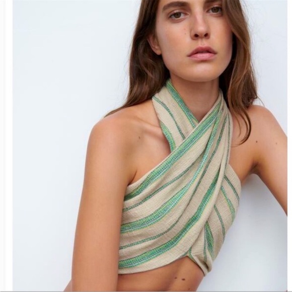 Zara | Tops | Nwt Zara Rustic Striped Linen Beth Shirt | Poshmark